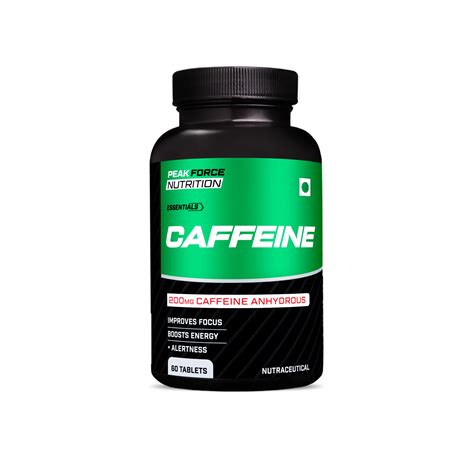 Caffeine 60 Tablets Get Peak Force