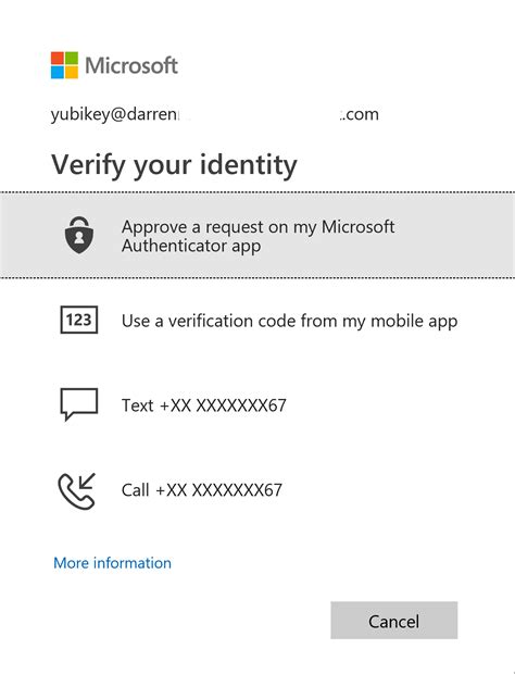 enrolling and using both microsoft authenticator and a yubikey physical