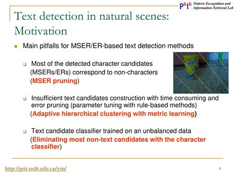 Ppt Robust Scene Text Detection With Adaptive Clustering Powerpoint