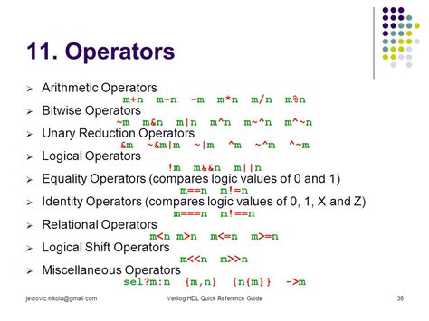 Verilog Hdl Quick Reference Guide Ppt Download