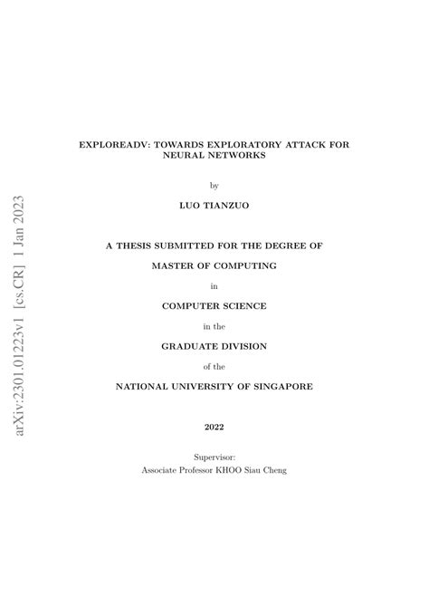 Pdf Exploreadv Towards Exploratory Attack For Neural Networks
