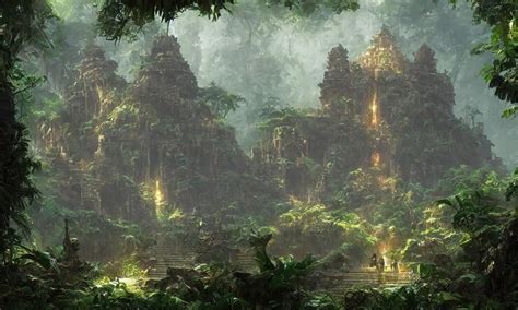 Premium Photo Lost Temple In The Jungle Lost Ancient Civilization