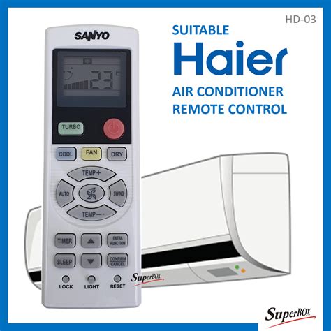 Haier Replacement For Haier Air Cond Aircond Air Conditioner Remote