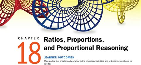 Chapter 18 Ratios Proportions And Proportional Reasoning Part I