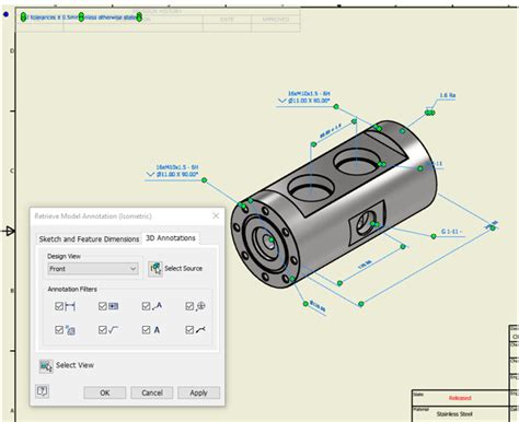 Autodesk Inventor 3d Annotations Arkance Uk Community