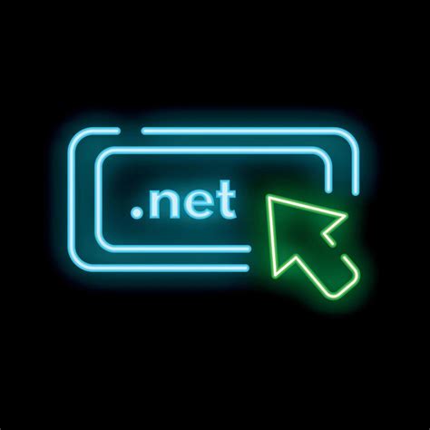 Neon Icon Of Computer Mouse Cursor Clicking Net Button 52761134 Vector Art At Vecteezy