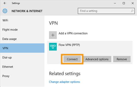 How To Configure Flow VPN For Windows Flow VPN Unmetered VPN And Global ESIM Free Trial