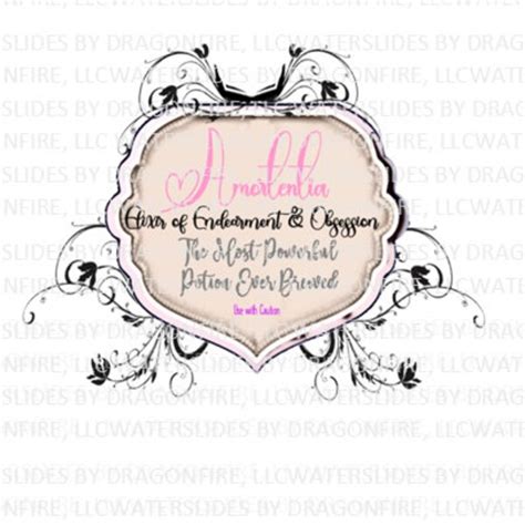 Love Potion Label Etsy