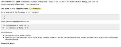 solved the file numbers text contains four numbers on two