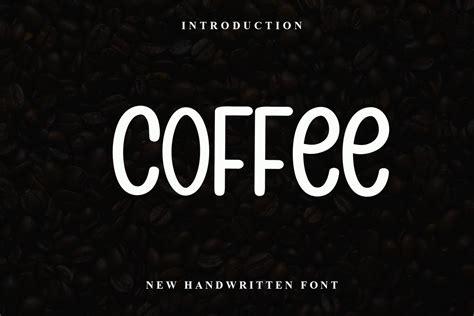 Coffee Regular Font Xfonts Pro