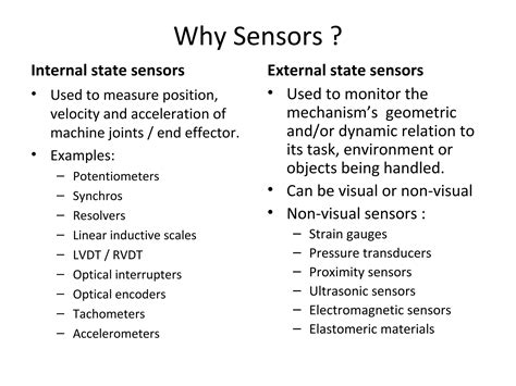 Mechatronics Sensors1 1 Ppt Computer Peripherals Computing
