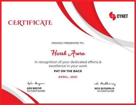 Harsh Arora On Linkedin Thankyou Cynetsystems Patontheback Thankyou Cynetsystems