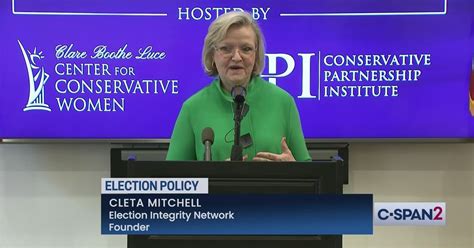 Cleta Mitchell On Election Policy Video C