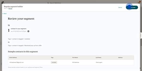 How To Create A Segment In Mailchimp
