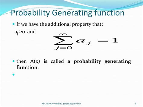 Ppt Generating Functions Powerpoint Presentation Free Download Id4144619