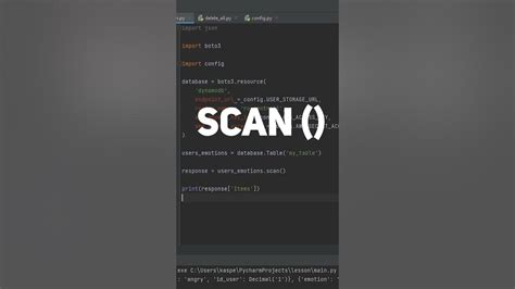 Как получить объекты из документной таблицы Ydb Python Dynamodb