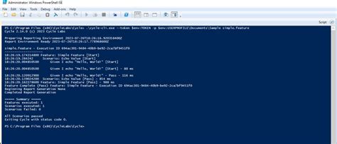 Cycle Cli Command Line Interface Execution Cycle User Manual
