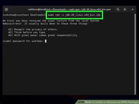 Ways To Install Or Remove An RPM Package WikiHow