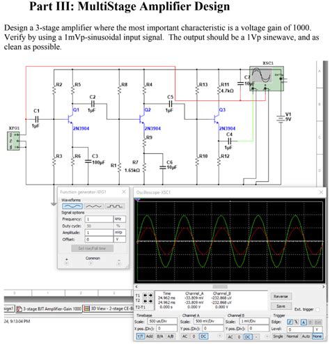 Get Answer Provide All Missing Resistor Values Design A 3 Stage Amplifier Transtutors Get Answer Provide All Missing Resistor Values Design A 3 Stage Amplifier Transtutors