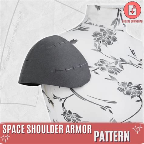 Space Shoulder Pauldron Armor Patterns Fantasy Medieval Eva Foam