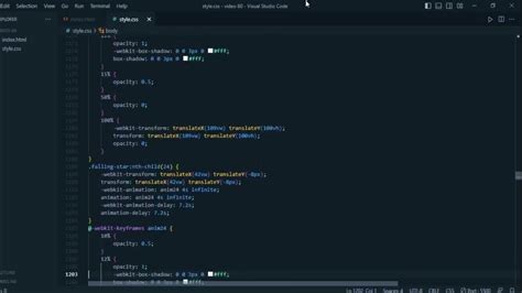 How To Make Snow Fall Background Using Html Css Youtube