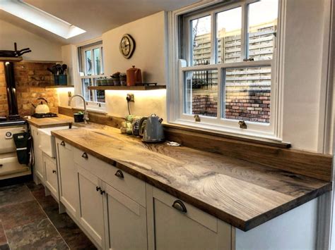 Rustic Oak Worktops Solid Wood Worktops Earthy® Timber