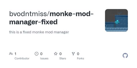 Releases Bvodntmiss Monke Mod Manager Fixed Github