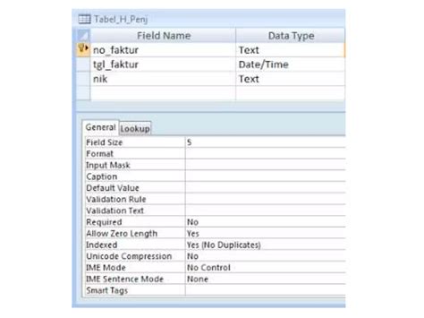 Membuat Database Sederhana Dengan Ms Access PPTX