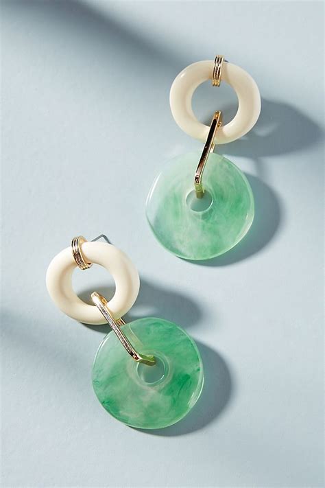 Hardy Disk Drop Earrings Anthropologie