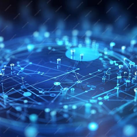 Premium Photo Abstract Background Technology Connection Digital Data And Big Data Concept Ai