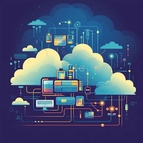 Premium Ai Image Cloud Computing Concept
