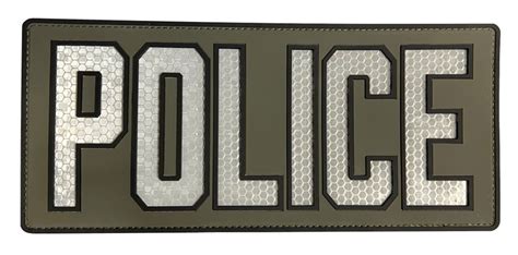 The Custom Pvc Police Patches