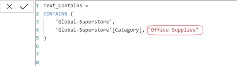 Contains Function Dax Sql Bi Tutorials