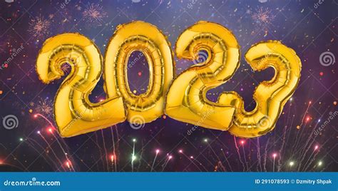 Numbers 2023 On Beach Stock Image 261493489