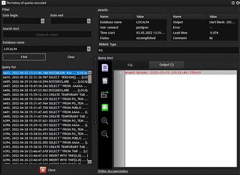 query editor workspace cerebrosql