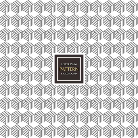 Premium Vector Abstract Cube Shape Line Pattern Background