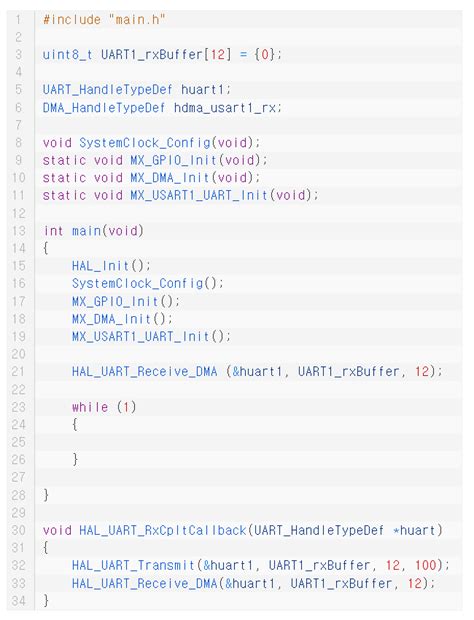 how to use uart dma rx stmicroelectronics community