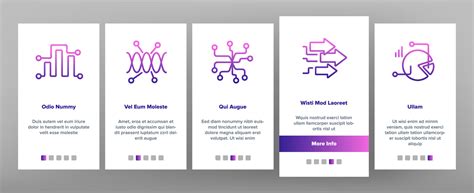 Data Analysis Analytic Onboarding Icons Set Vector 10152639 Vector Art