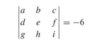 Solved Determine The Determinant Of The Matrix Below If Chegg