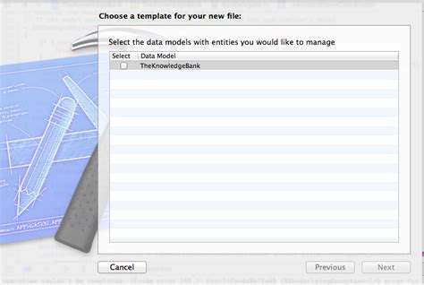 Ios Core Data Entities Cant See While Adding Nsmanageobject Subclass In Xcode 5 Stack Overflow