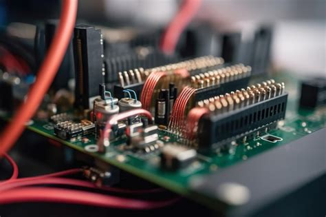 Premium Photo Macro Shot Of A Stepper Motor Wiring And Circuit Board Showing Intricate