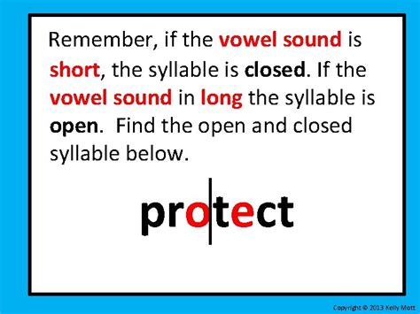 Decoding Lesson 3 VCCV Syllable Pattern Copyright 2013