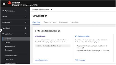Openshift Virtualization On Red Hat Openshift Service On Aws Rosa