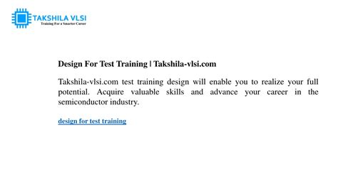 Ppt Design For Test Training Takshila Powerpoint