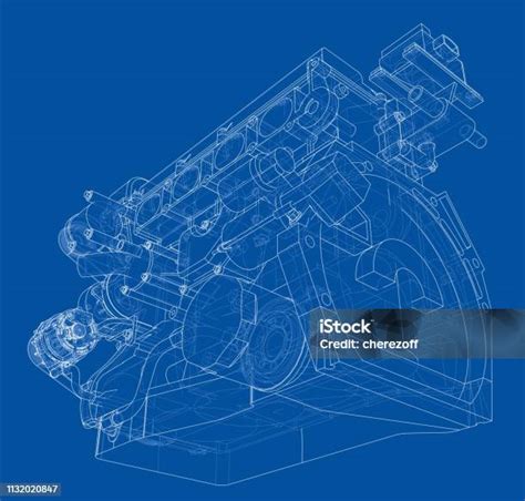 엔진 스케치 3d의 벡터 렌더링 0명에 대한 스톡 벡터 아트 및 기타 이미지 0명 3차원 형태 개념 Istock