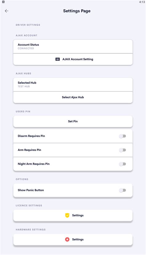 AJAX Alarm Product Manual LCD