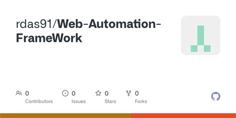 Github Rdas Web Automation Framework