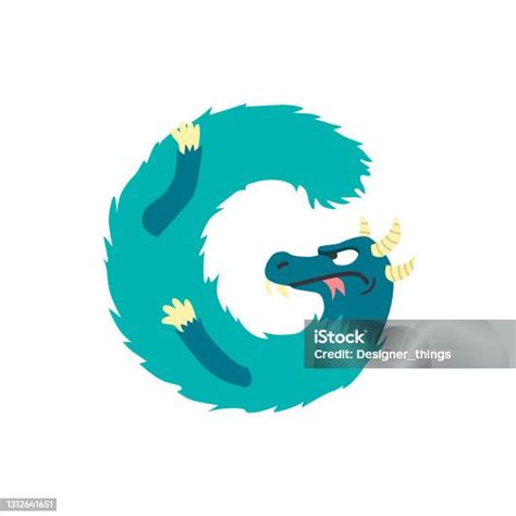 몬스터 알파벳 기호 괴물 모양의 영어 알파벳의 문자 G 흰색 배경에 고립 된 어린이 다채로운 만화 재미있는 가상의 캐릭터