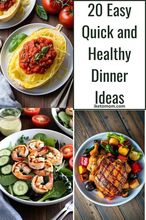 20 Easy Quick And Healthy Dinner Ideas I Keto Mom [best And Easy Low