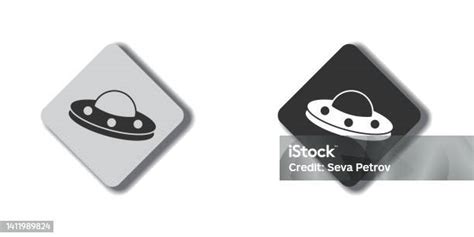 Ufo 아이콘입니다 우주 외계인 벡터 일러스트레이션 검은색에 대한 스톡 벡터 아트 및 기타 이미지 검은색 과학 귀여운 Istock